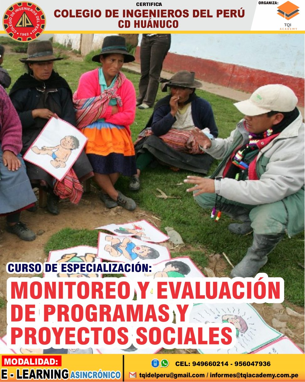 MONITOREO Y EVALUACIÓN DE PROGRAMAS Y PROYECTOS SOCIALES - TQI del Perú