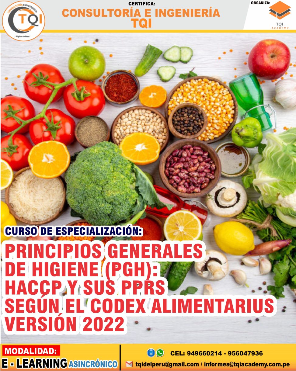 PRINCIPIOS GENERALES DE HIGIENE (PGH): HACCP Y SUS PPRS SEGÚN EL CODEX ...